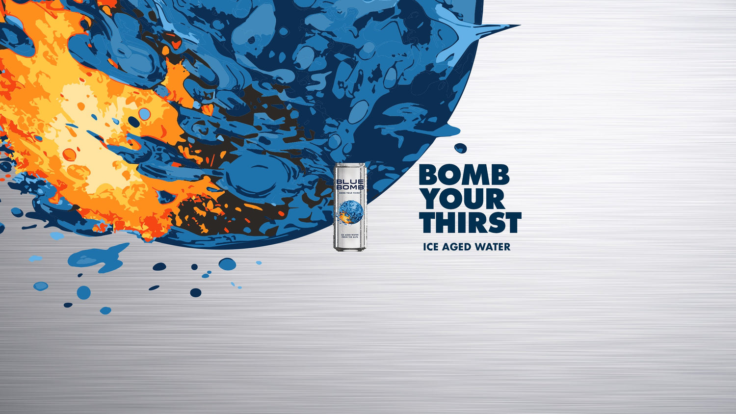 Blue Bomb Ice Aged Water